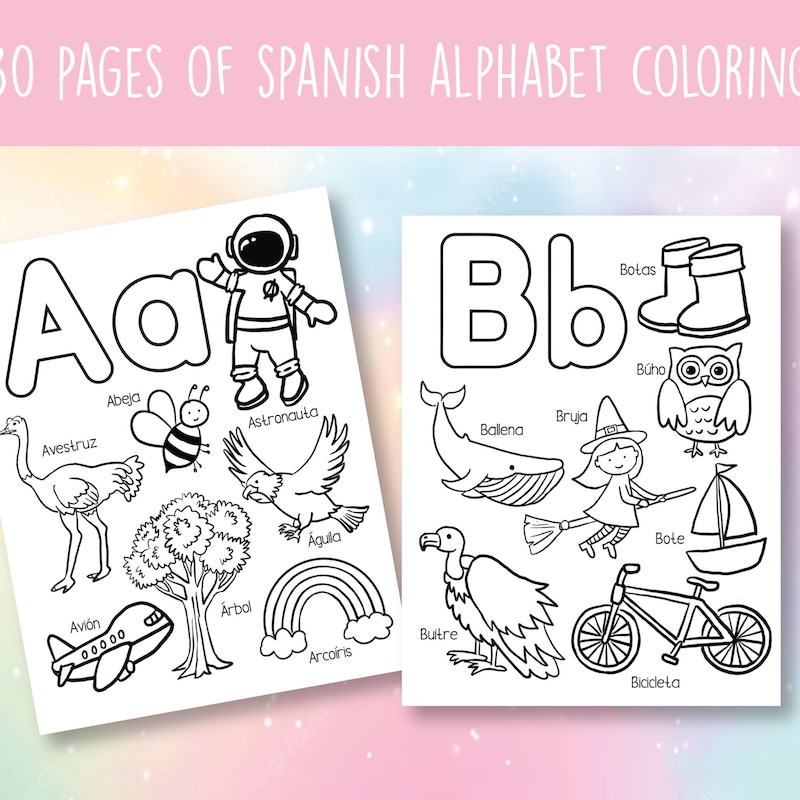Spanish Alphabet - Etsy