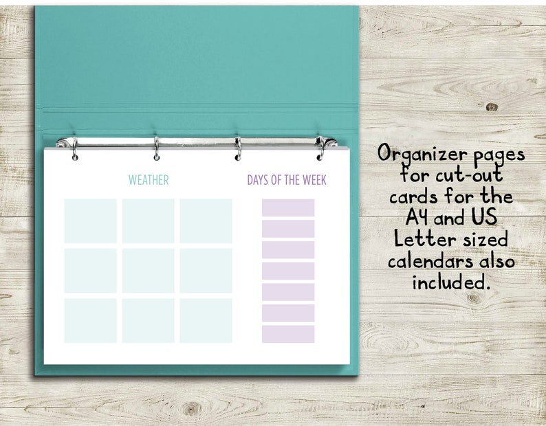 Toddler Learning Calendar, Daily Calendar, Kids Children, Perpetual ...