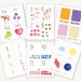 Preschool Educational Flash Cards Bundle, Colors Flash Cards, Shapes ...