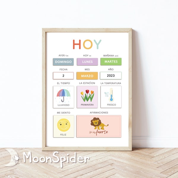 Learning Calendar - Etsy