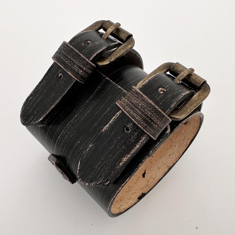 Leather Cuff Bracelet - Etsy