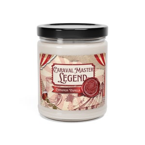 Caraval Master Legend Themed Scented Soy Candle, 9oz - Etsy