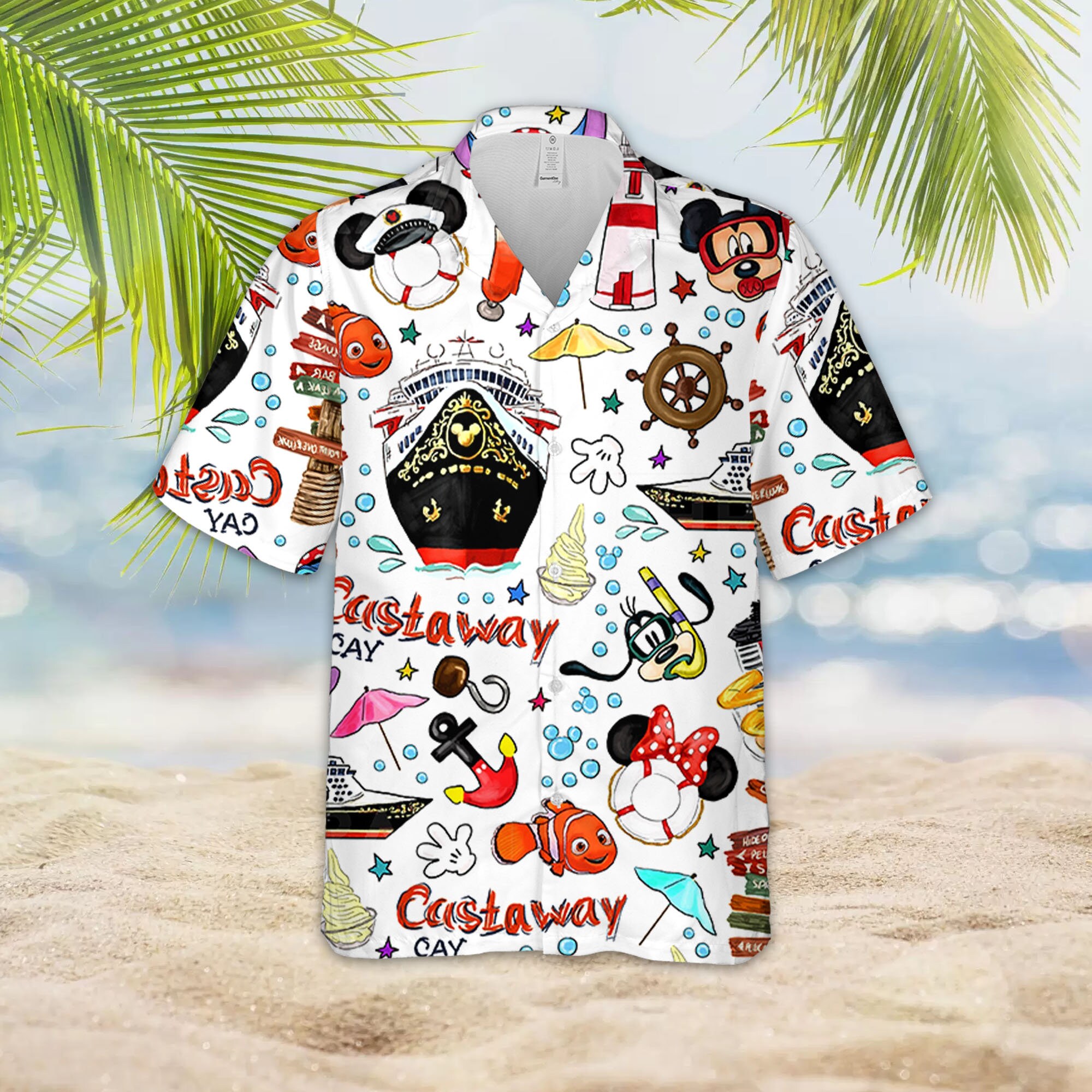 Retro Disney Cruise Hawaiian Shirt, Matching Disney Cruise Hawaii Shirt ...