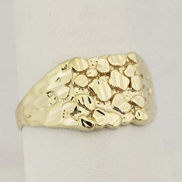 Gold Nugget Ring - Etsy