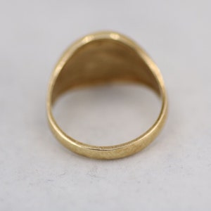 Solid Gold Eagle Signet Ring, Personalized Pinky Ring, Bald Eagle Motif ...