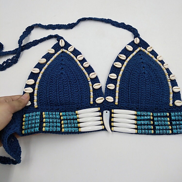 2 Piece Set Crochet Swim Top Bottom Bikini Women Swimwear - Etsy