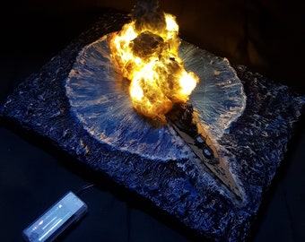 Diorama Sinking Battlecruiser HMS Hood. - Etsy UK