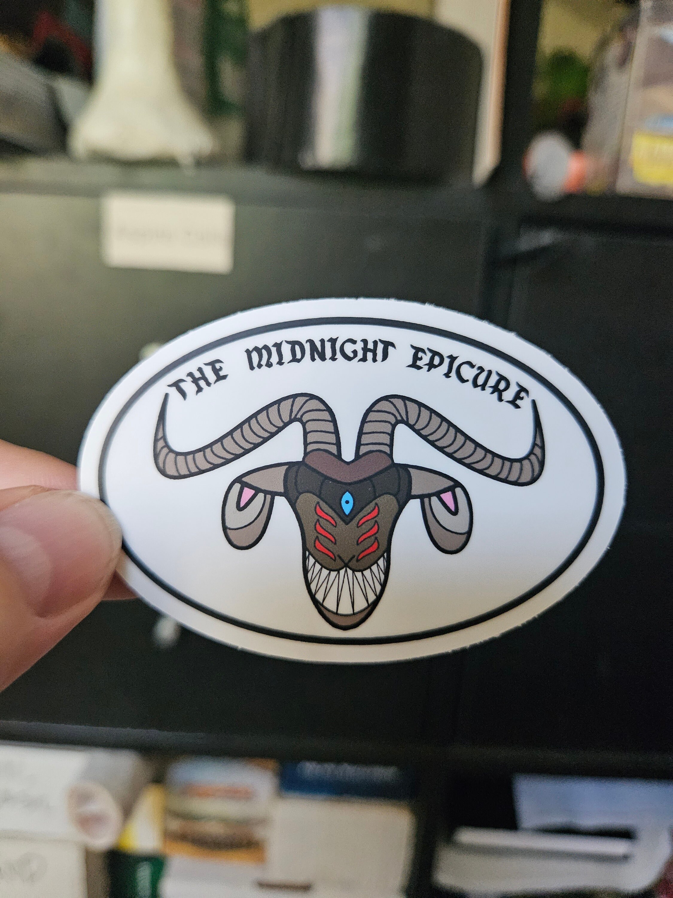 The Midnight Epicure DCC Patch Sticker - Etsy