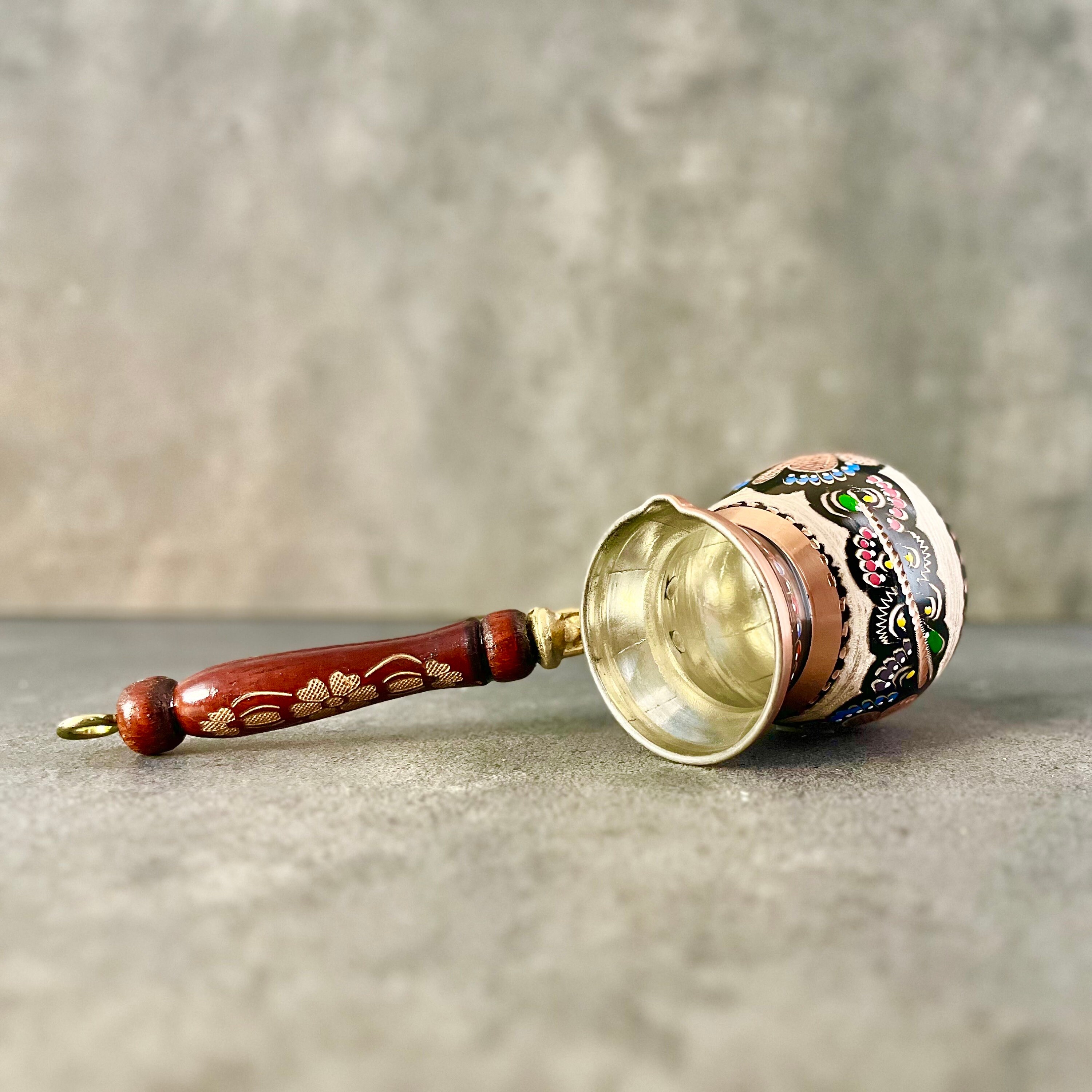 Engraved Solid Copper Turkish Greek Coffee Pot, Turkish Coffee Pot ...