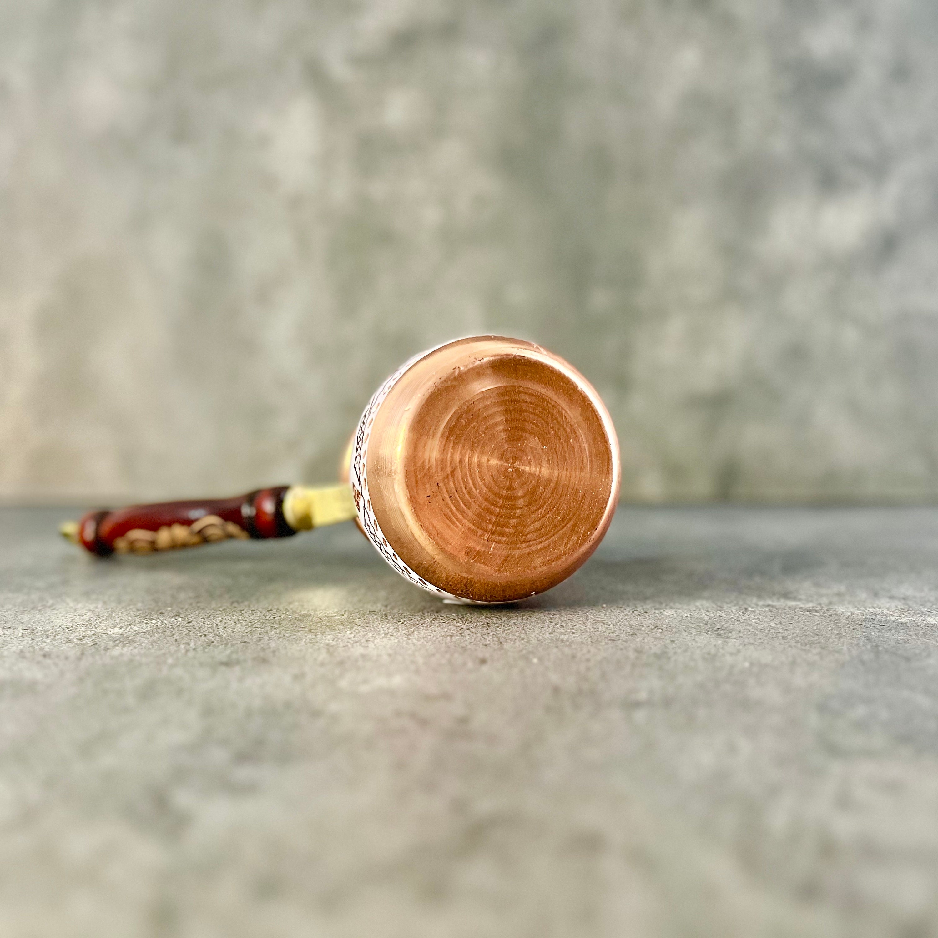 Engraved Solid Copper Turkish Greek Coffee Pot, Turkish Coffee Pot ...