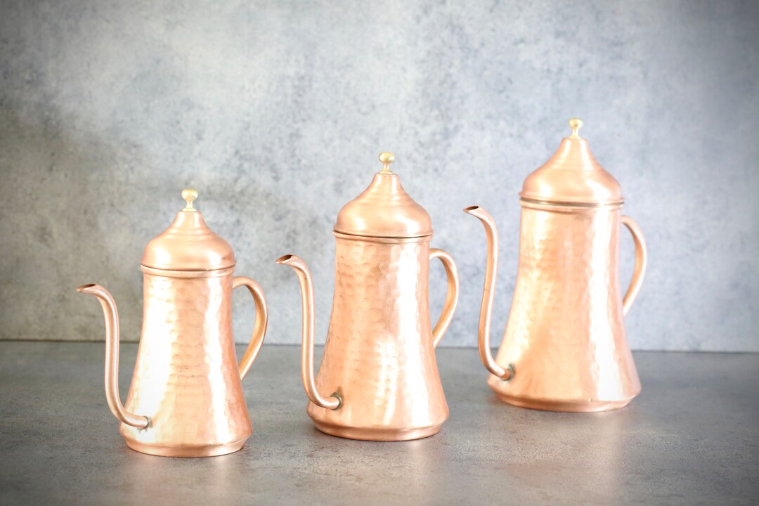 Hammered Copper Oil Bottle, Handmade Oil Dispenser, Pure Copper Oil ...