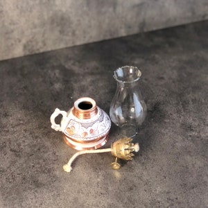 Handmade Copper Oil Lamp: Vintage Turkish Kerosene Lantern - Etsy