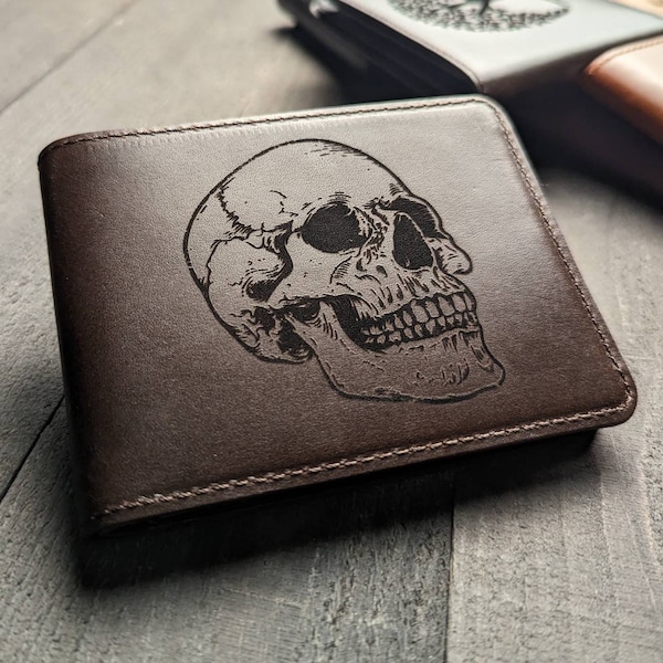 Skull Wallet - Etsy