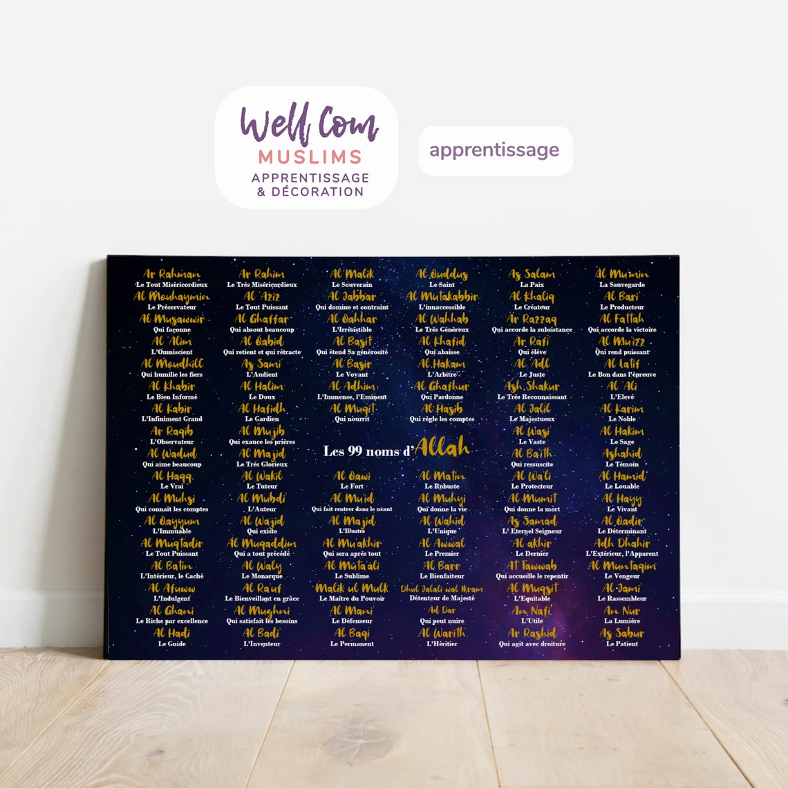 Learn and Use the 99 Known Names of Allah Swt With This PDF File in ...