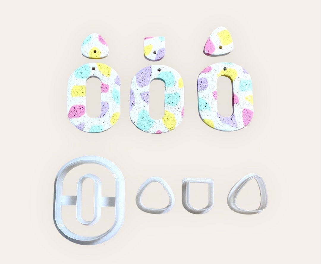 Oculus Shape With Three Stud Shape Clay Cutter - Etsy