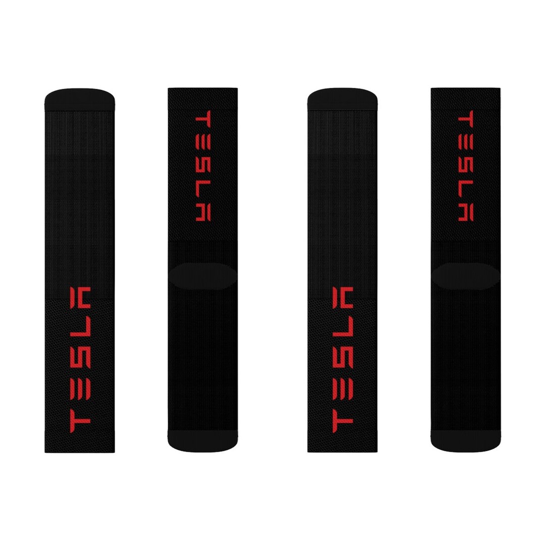 Tesla Socks, Tesla Logo, Tesla Pair of Socks, Tesla Logo, Tesla Lover ...