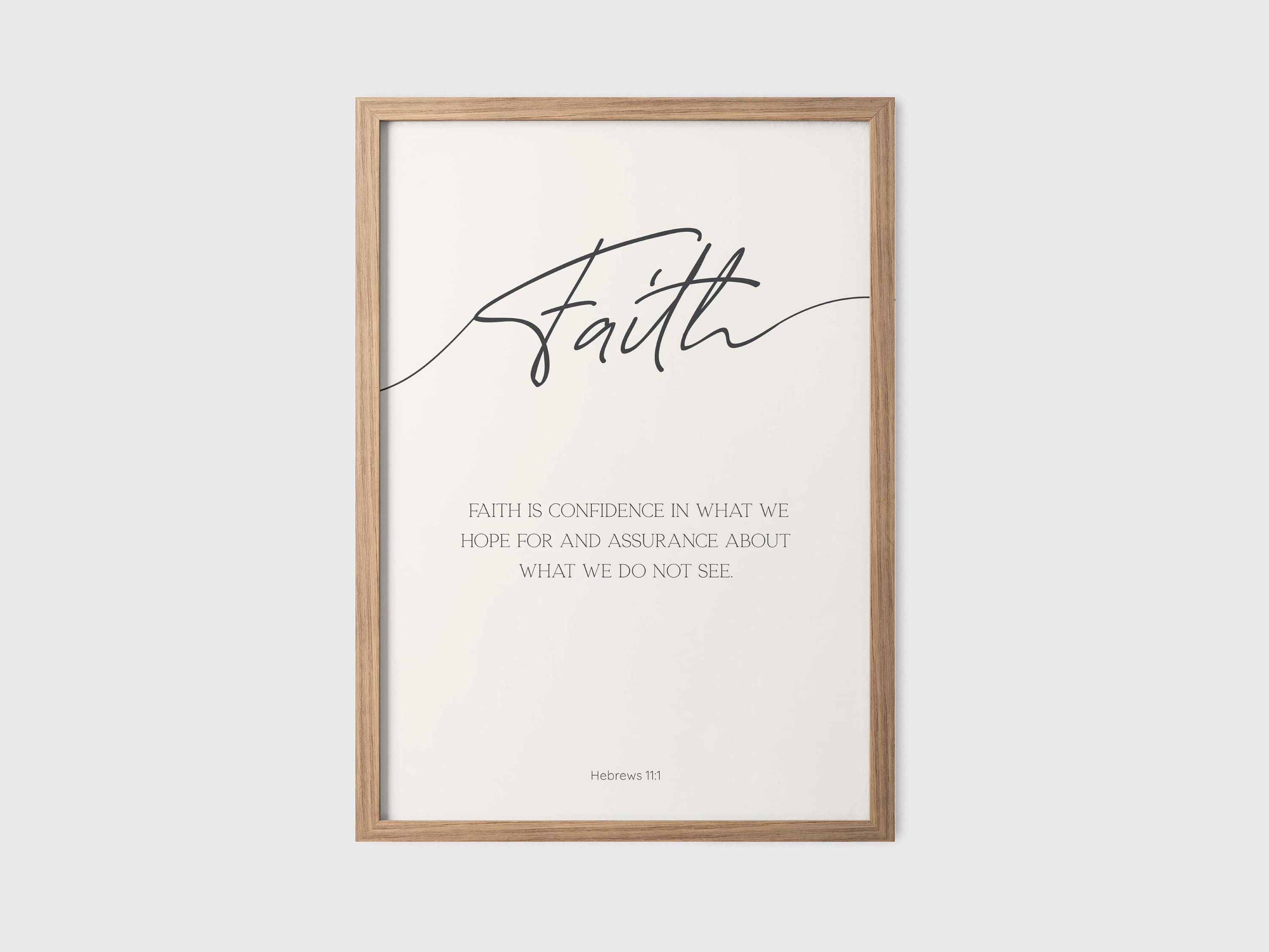 Faith Hope Love Bible Verse Wall Art Set of 3 Prints, Christian Quotes ...