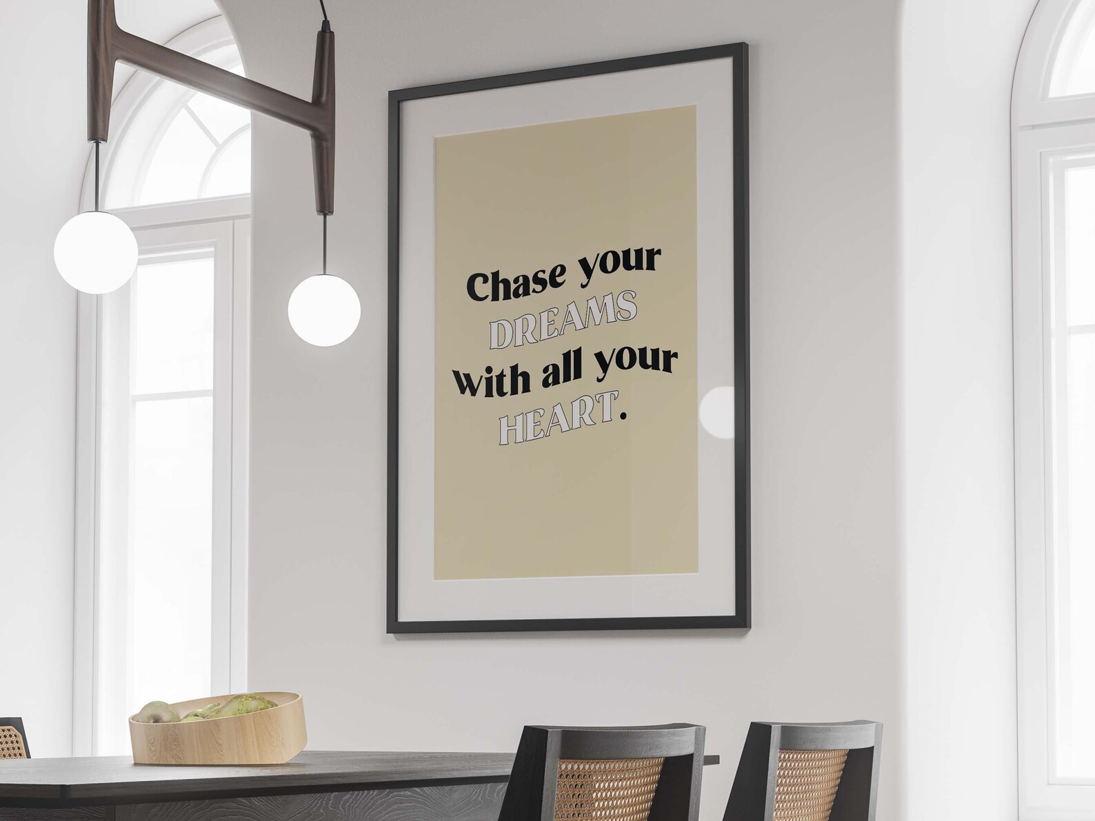 Chase Your Dreams Inspirational Quote Printable, Positive Quotes ...