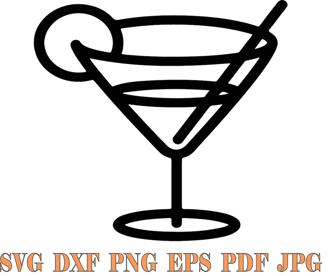 Martini Glass Svg Cocktail Glass Svg Cheers Svg Olive - Etsy