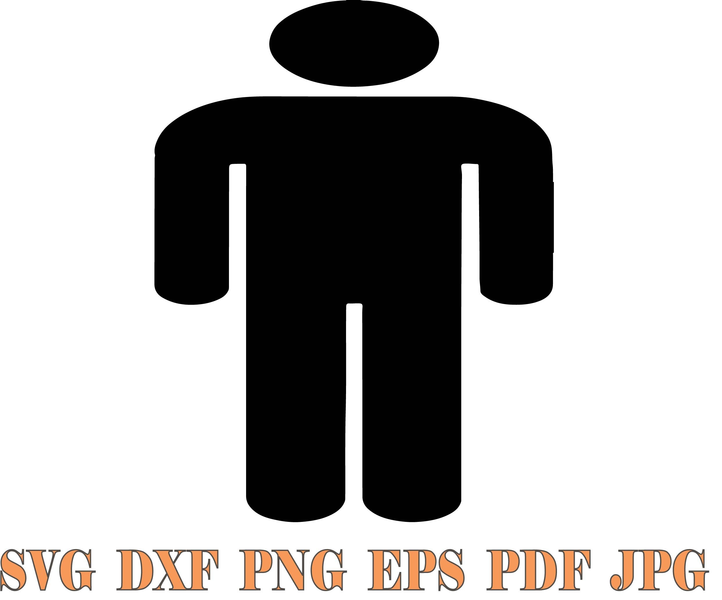 Man Restroom Sign Svg, Bathroom Sign Svg, Man Figure Svg, Pedestrian ...