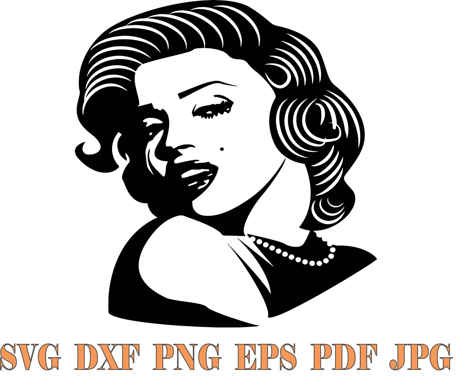 Marilyn Monroe Svg, Famous Star Svg, Actress, Blonde Svg, Movie Star ...