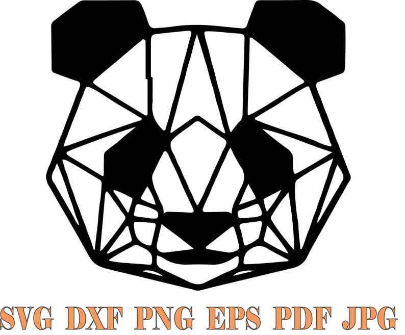 Panda Tattoo Svg Animal Svg Design Panda Panda Head Svg - Etsy