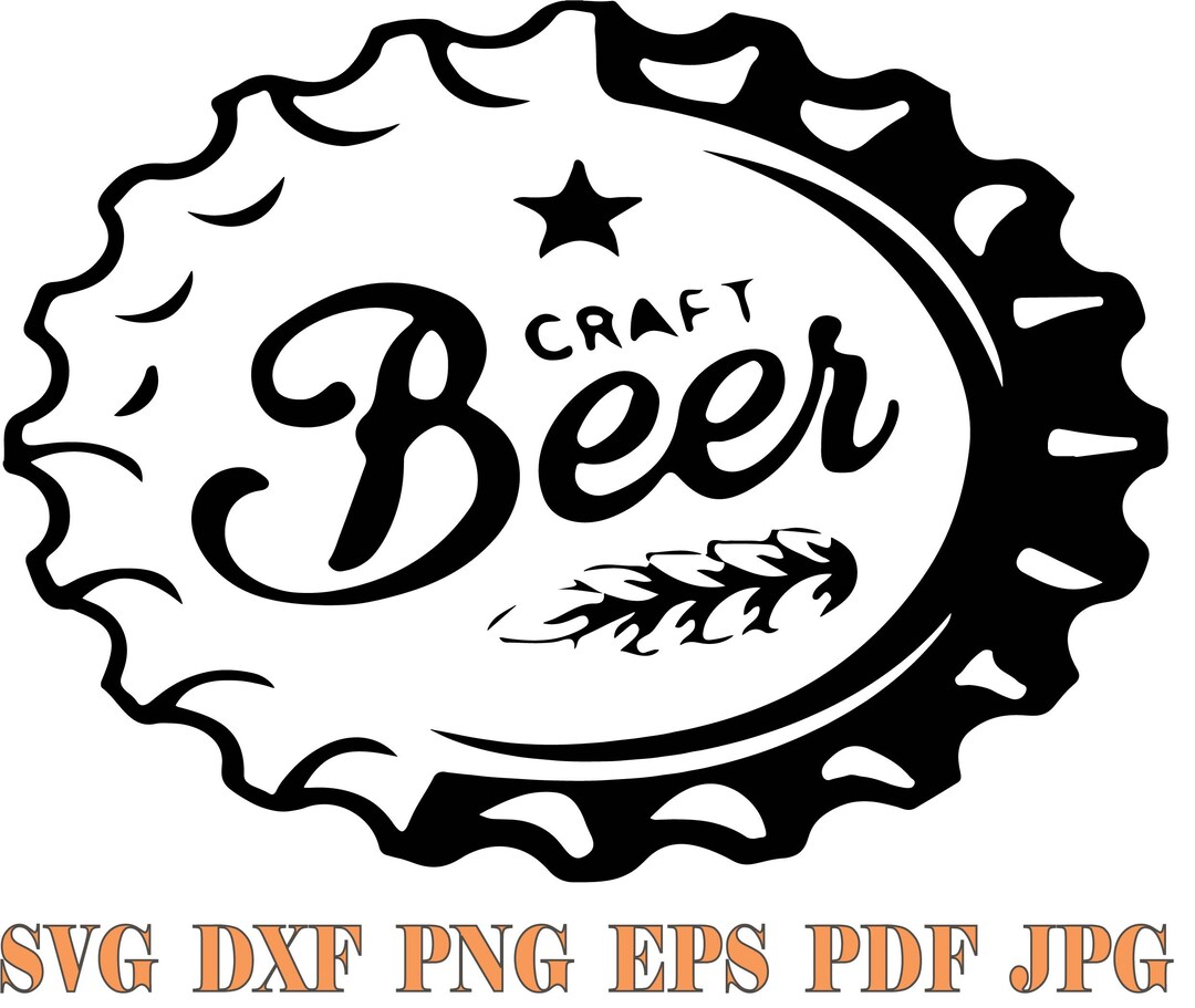 Beer Cap Svg, Beer Cap Fridge Magnet Svg, Alcohol Svg, Beer Craft, Beer ...