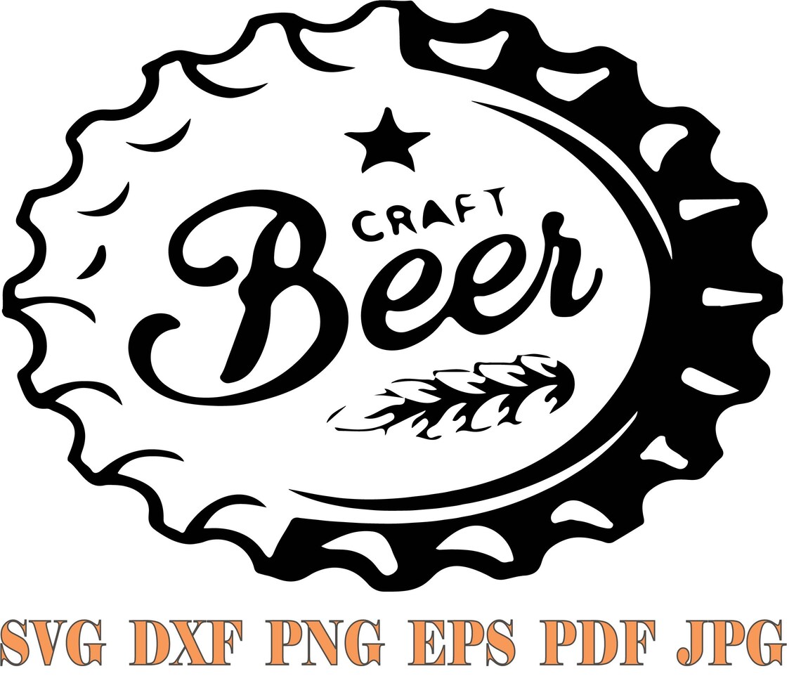 Beer Cap Svg, Beer Cap Fridge Magnet Svg, Alcohol Svg, Beer Craft, Beer ...