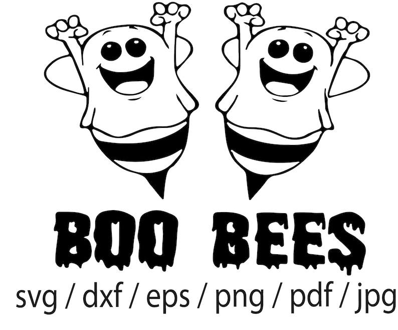 Boo Bees Svg, Ghost Bee Svg, Boo Svg, Adult Humor, Halloween, Treasures ...