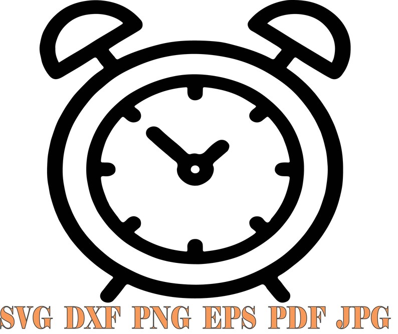 Alarm Clock Svg, Clock Svg, Time Svg, Moorning Person Svg, Treasures - Etsy