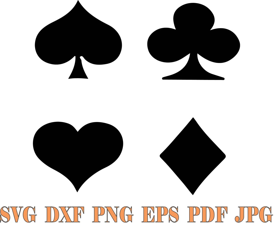 Playing Cards Svg, Aces Svg, Poker Cards Svg, Royal Flush, Hearts ...