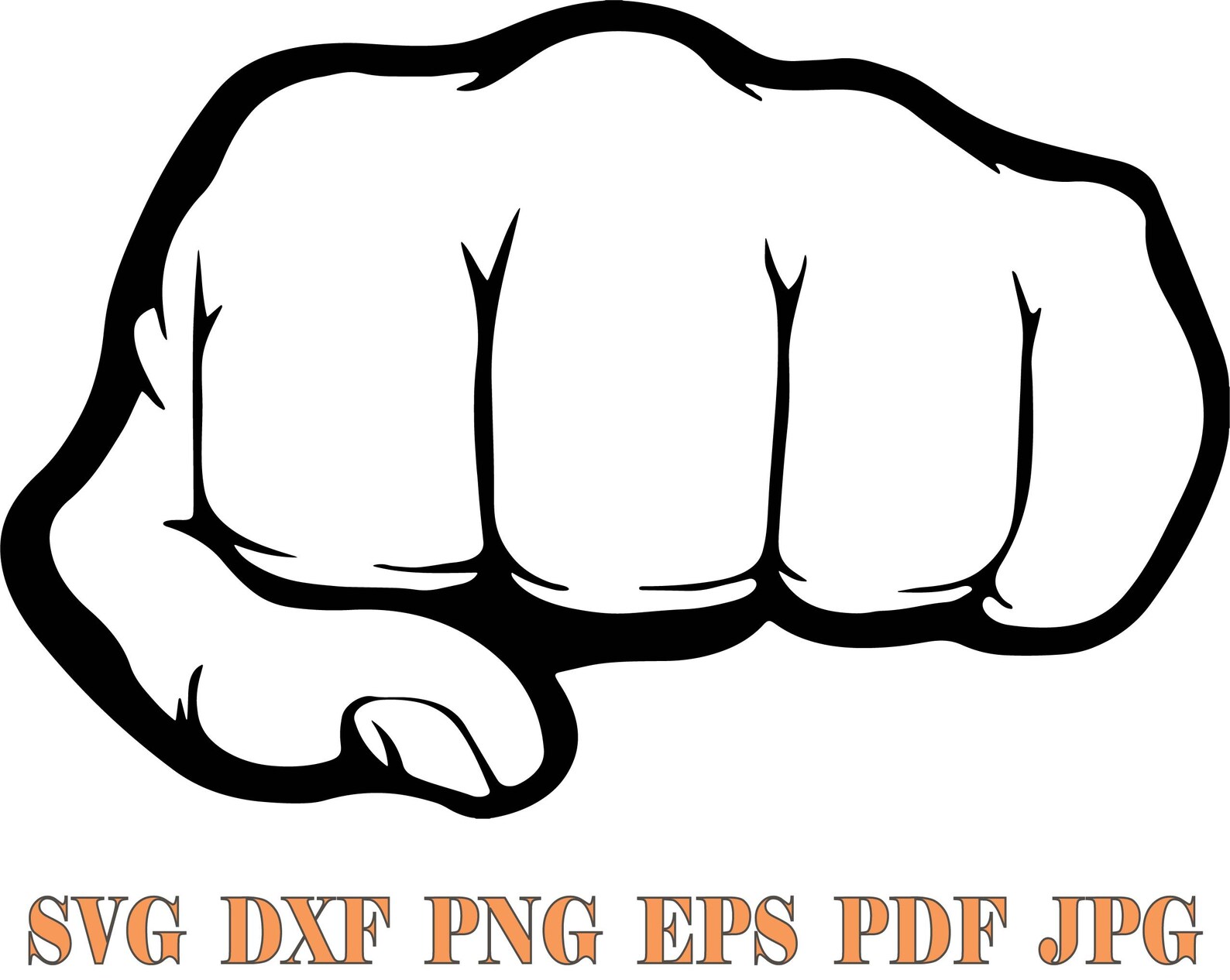 Human Fist Svg, Punch Svg, Hand Knuckles, Hand Svg, Power, Treasures - Etsy
