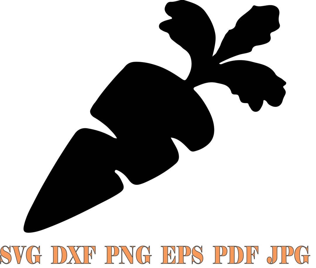 Carrot Svg, Bunny Svg, Vegetable Svg, Easter Carrot Svg, Orange and ...