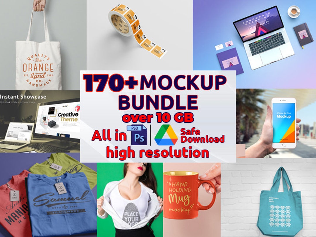170 Mockup Bundle for Commercial Use Mock-up PSD Mockup Set All Kinds ...