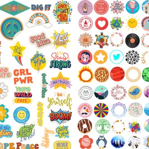 750+ Stickers Bundle | for Commercial Use | Digital Stickers Pack ...