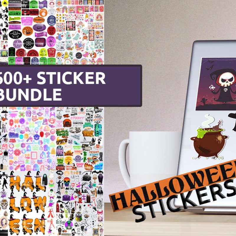 Halloween Stickers - Etsy