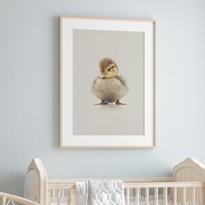 Watercolor Duckling Fine Art Print – Perfect for a Gender Neutral ...