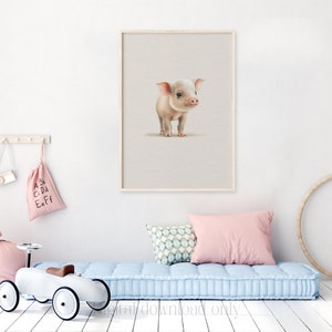 Baby Piglet Watercolor Fine Art Print – Perfect for a Babies Nursery ...