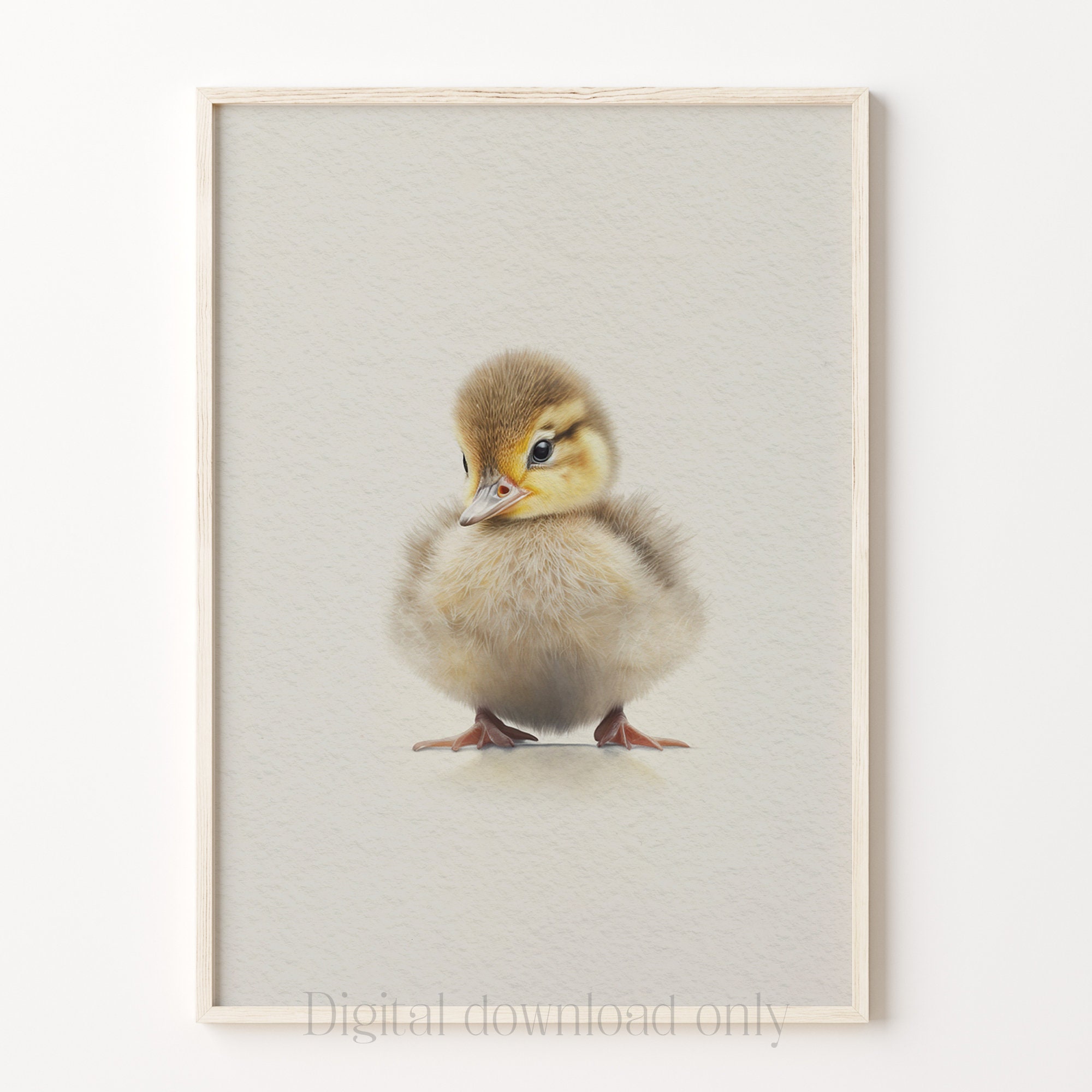 Watercolor Duckling Fine Art Print – Perfect for a Gender Neutral ...