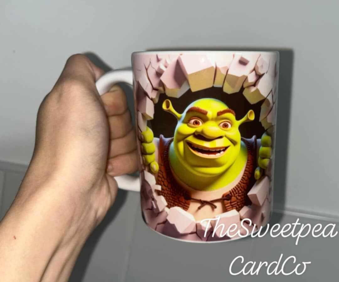 Shrek Inspired Mug, Ceramic, Sublimation, 11oz Mug, Gift, - Etsy