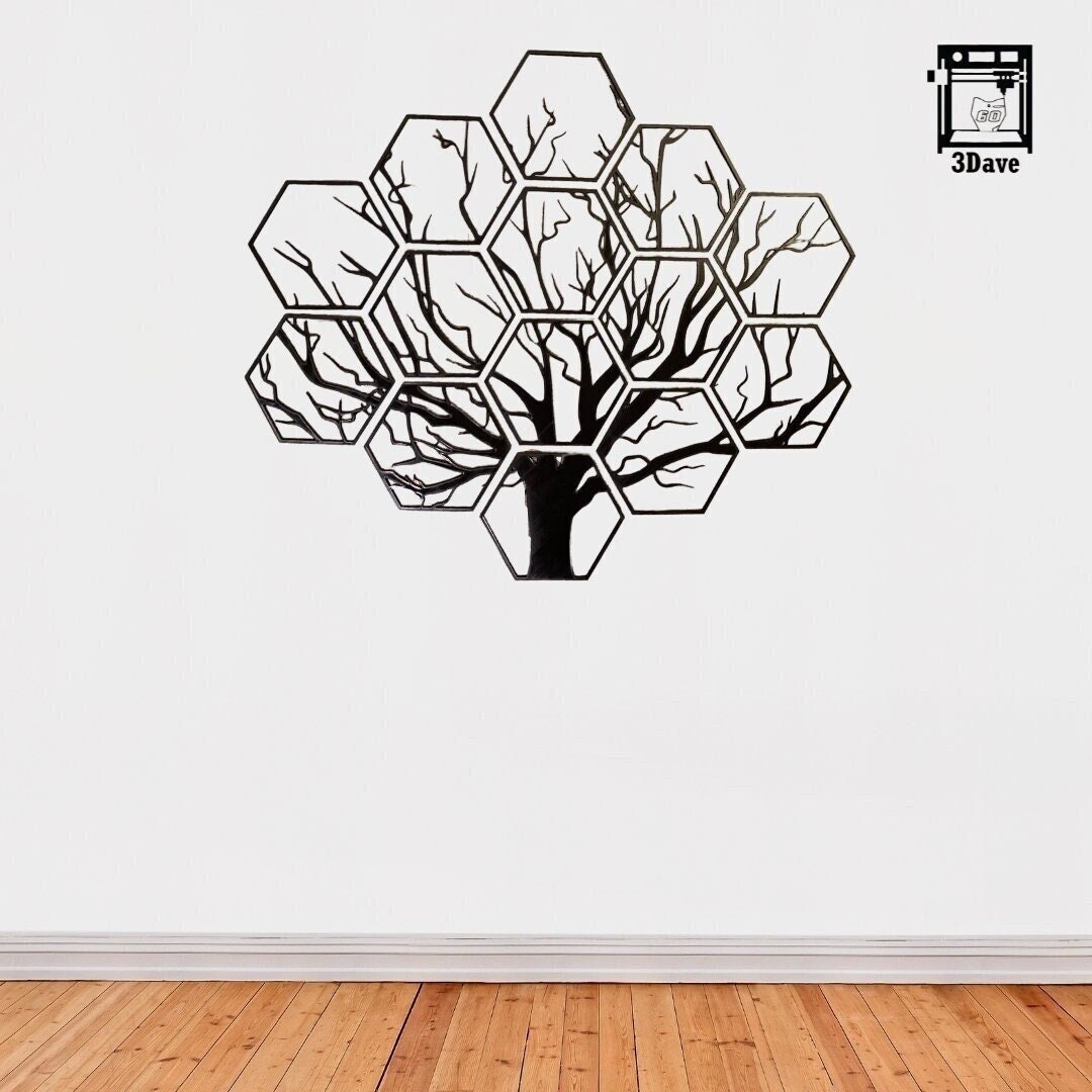 Tree of Hexagons - Etsy
