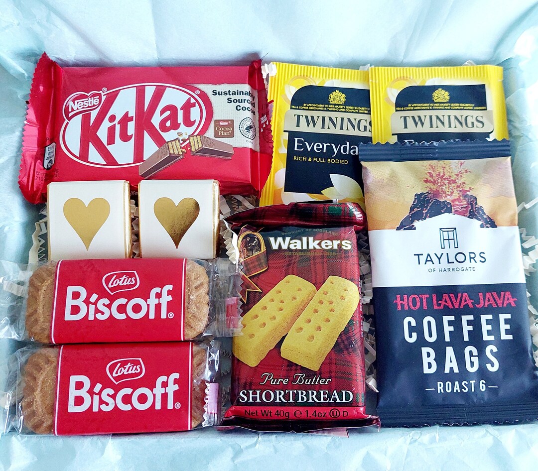 Secret Santa Gift Christmas Letterbox Afternoon Tea Hamper Biscuits ...