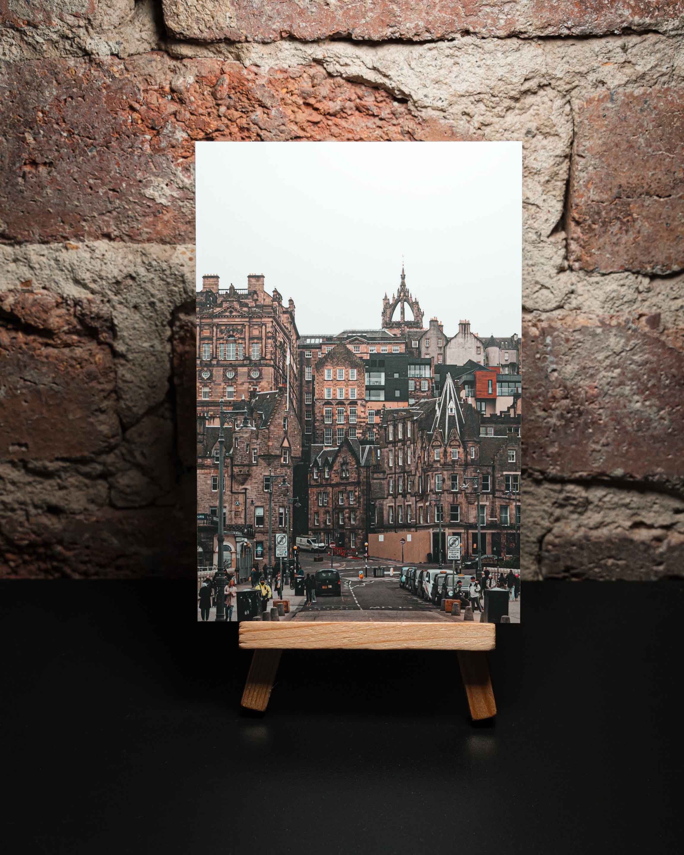 Edinburgh Old Town Postcard - Scotland Print - Etsy