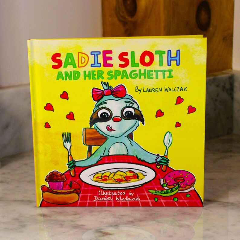 Sadie Sloth and Her Spaghetti - Etsy