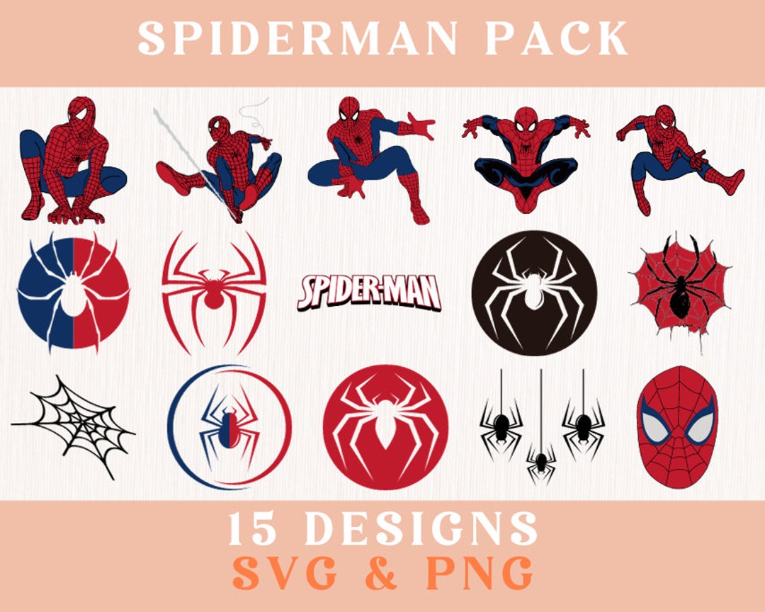 Spiderman SVG, Spiderman PNG, Spiderman Mask, Spiderman Suit, Spiderman ...