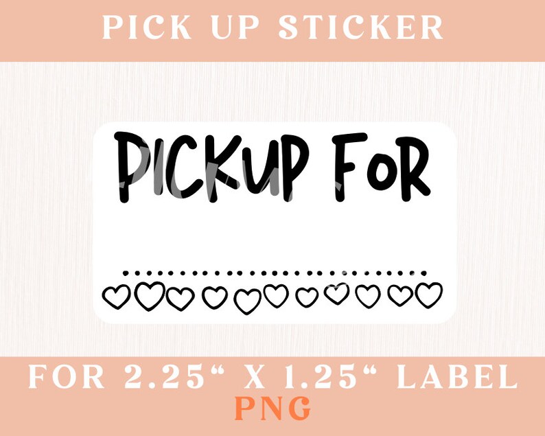 PICK UP FOR Sticker, Happy Mail Label, Happy Mail, Thermal Sticker ...