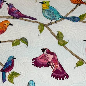 Fun REAL TWEETS Quilt Pattern: 100 Appliqué Birds (PDF Download ...