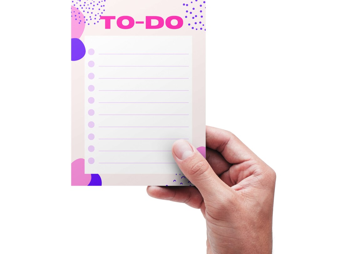 To Do List Printable Digital Download - Etsy