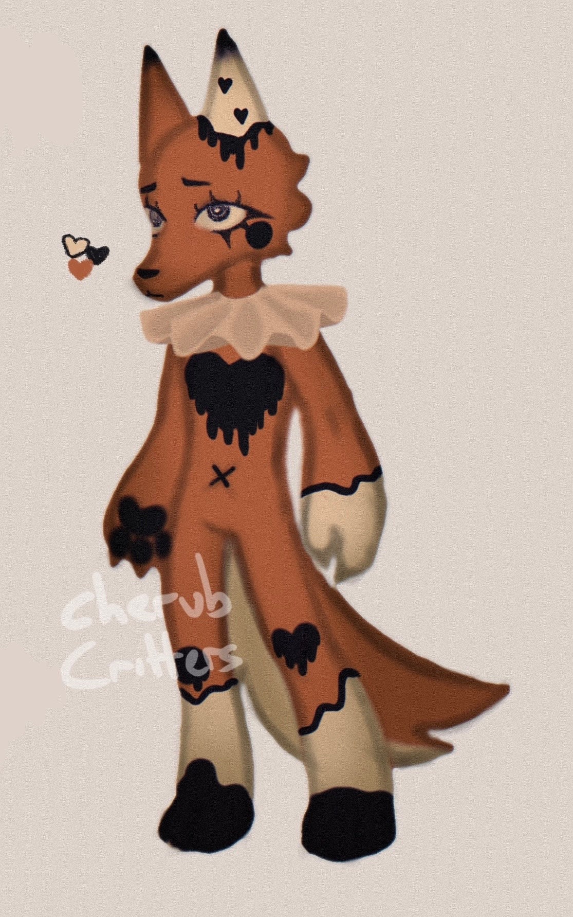 Mystery Wolf Adopts, Full Body, Fursona, Character Design, Cute, Creepy ...