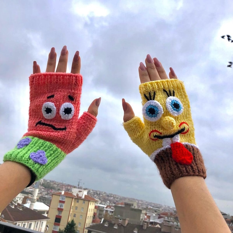 Cute Gloves Women - Etsy